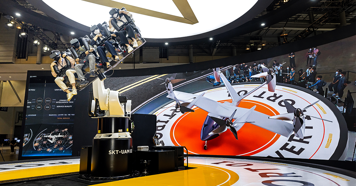 [2022 부산국제모터쇼] SKT, ‘UAM’으로 미래 모빌리티 미래상 전한다 – SK텔레콤 뉴스룸