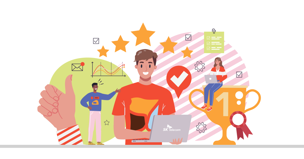 “MZ세대 직원이 뽑은 일하기 좋은 기업 1위 SKT” 사내 구성원이 말하는 리얼 SKT는? – SK텔레콤 뉴스룸