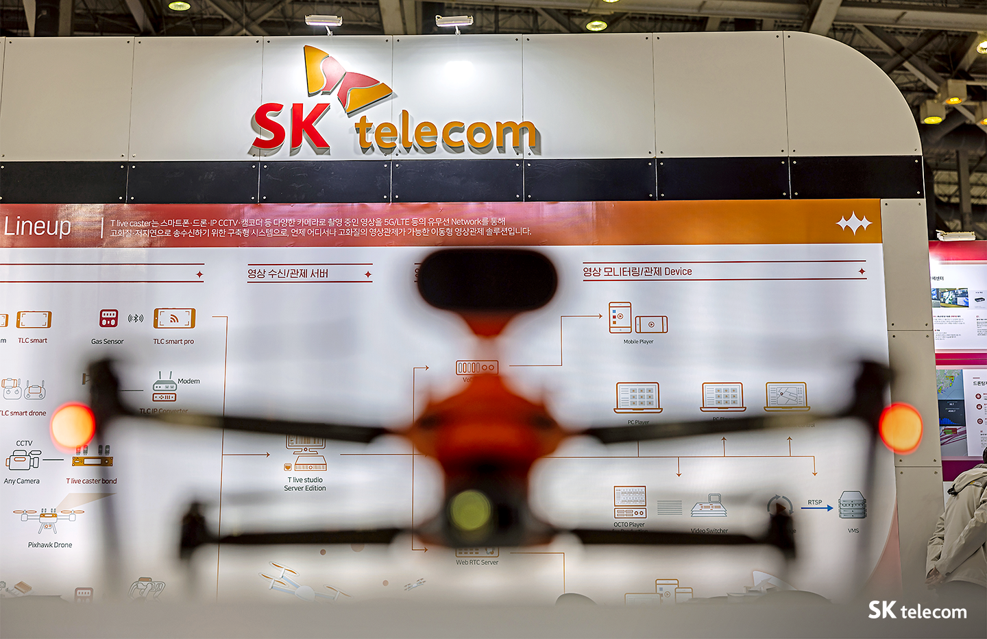 “로봇으로 화재 ∙ 가스누출 감지”, 드론쇼 코리아 2023 ‘AI 로봇키트’ 공개 현장 – SK텔레콤 뉴스룸