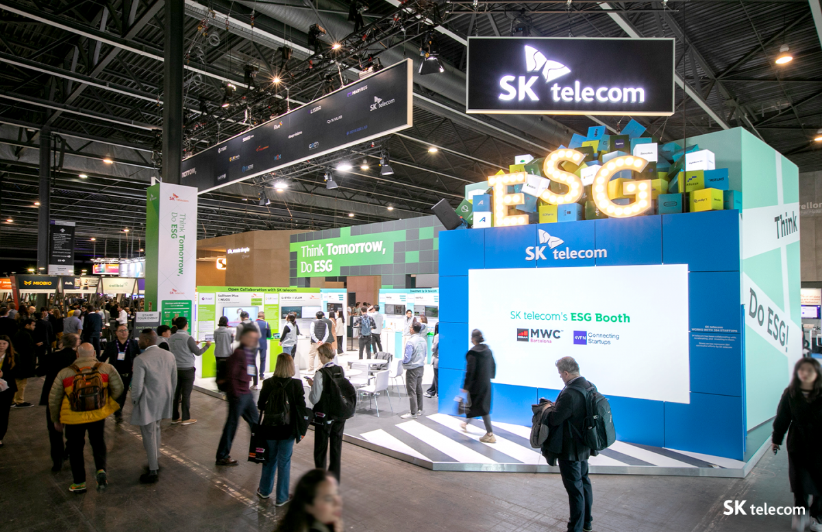 MWC23 4YFN, 스타트업과 함께 외치는 “Think Tomorrow, Do ESG!” – SK텔레콤 뉴스룸
