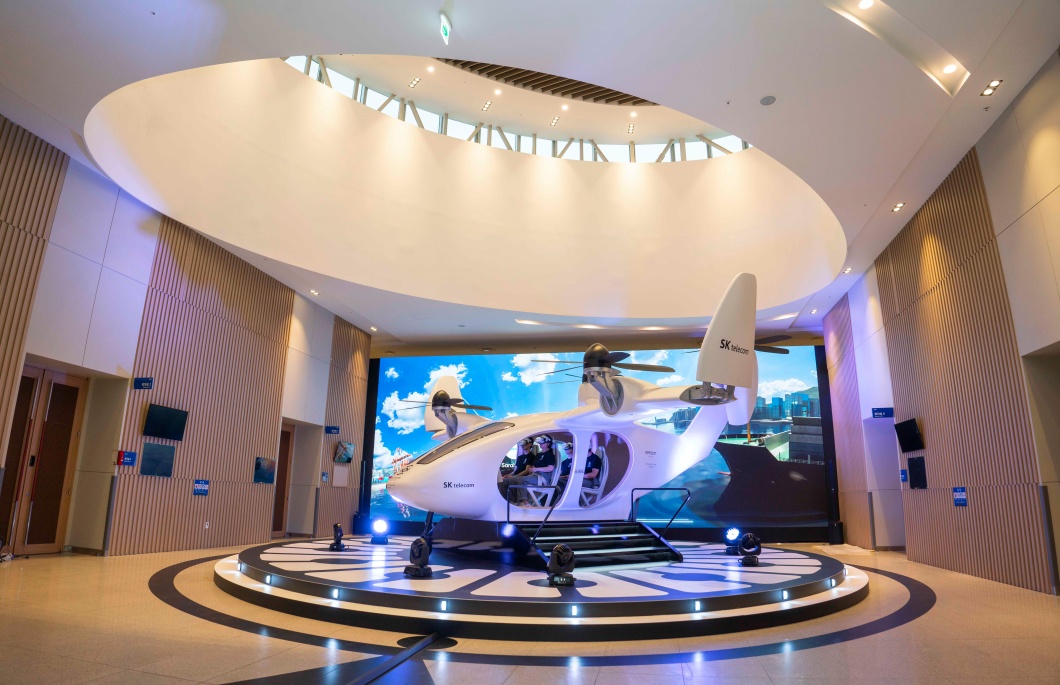 EXPO 실사 중인 부산서 SKT UAM 특별 전시 – SK텔레콤 뉴스룸