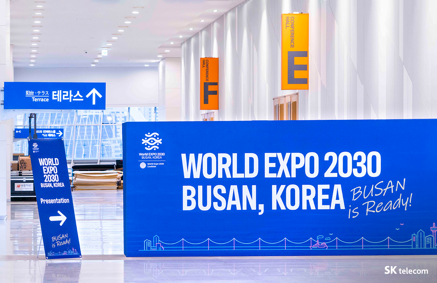 [포토] 부산으로 날아온 UAM 전시, 2030 부산세계박람회 유치 지원한다 – SK텔레콤 뉴스룸