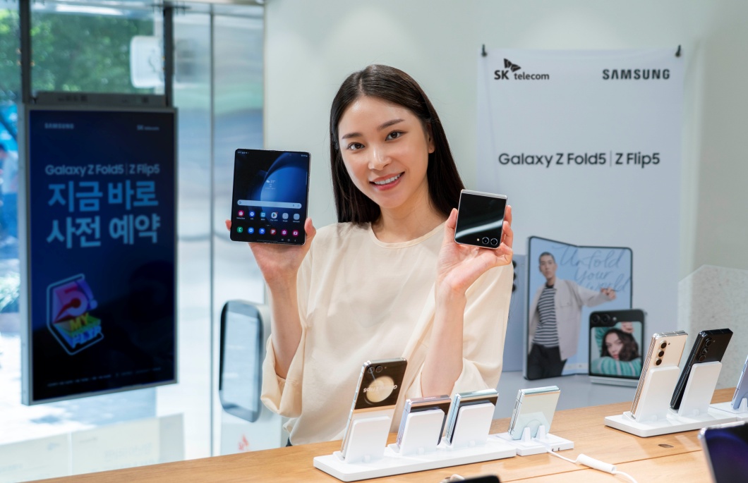 SKT, 5! my wonderFlip 갤럭시 Z Fold5/Flip5 예약판매 실시 – SK텔레콤 뉴스룸