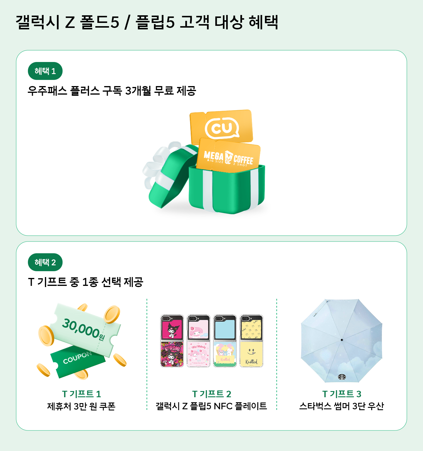 [혜택 모음] 갤럭시 Z 폴드5/플립5, SKT가 준비한 구매 혜택은? – SK텔레콤 뉴스룸