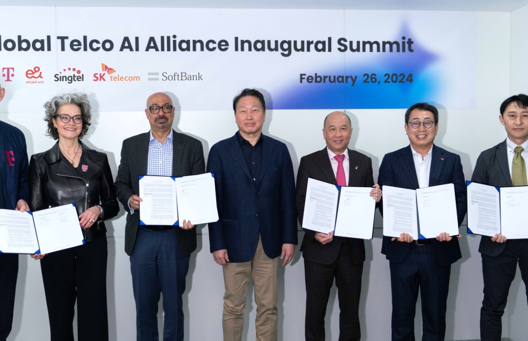 SKT, 글로벌 통신사들과 AI 합작법인 설립 공동 발표 – SK텔레콤 뉴스룸