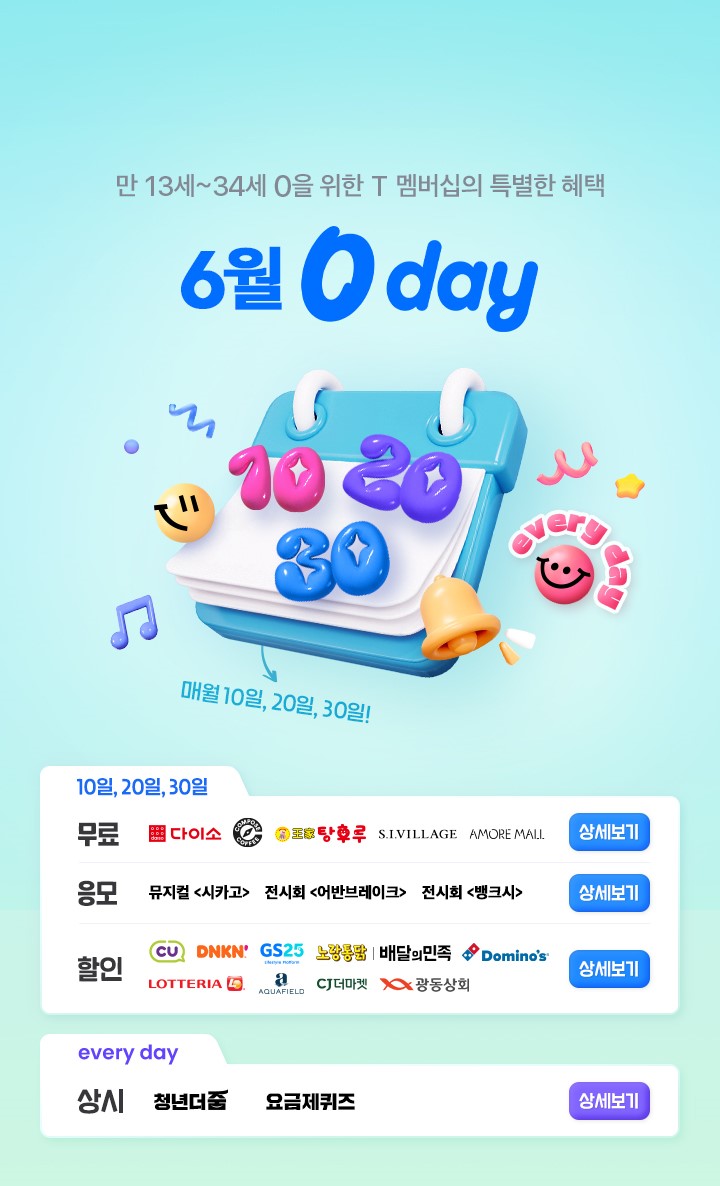 SKT, NCSI 27년 연속 1위 기념 T멤버십 혜택 두 배로 풍성하게! – SK텔레콤 뉴스룸