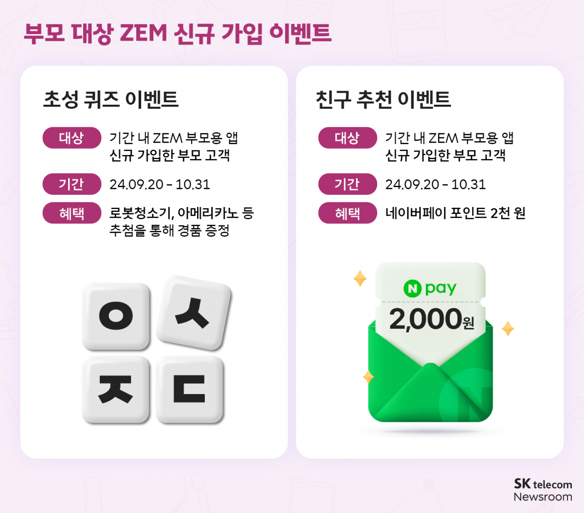 이젠 아이폰에서도 사용할 수 있는 ZEM(잼) 업데이트 총정리zip – SK텔레콤 뉴스룸