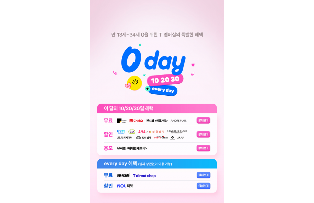 SKT, 9월 한층 풍성해진 멤버십 혜택 선보여 – SK텔레콤 뉴스룸